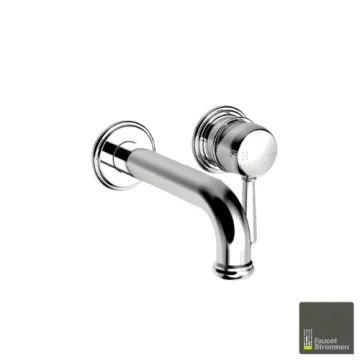 Faucet Strommen Cascade Wall Basin Mixer 150 Spout - (30538-01 ...