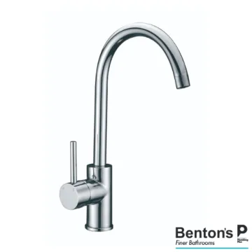 Peak Pin Gooseneck Sink Mixer Chrome LF - (PC1001SBLF) | Bentons Specify