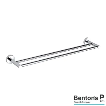 Peak Otus Double Towel Rail 600mm Chrome - (8111-60cm) | Bentons Specify