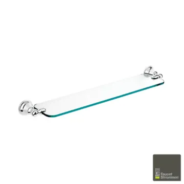 Faucet Strommen Cascade Glass Shelf 600 - (40060-01) | Bentons Specify