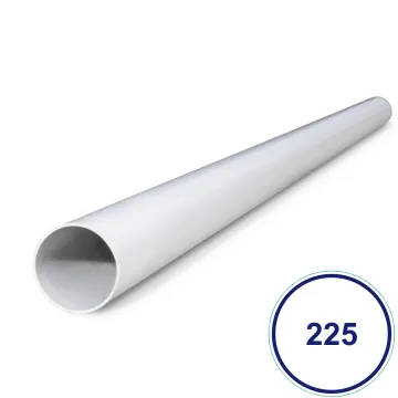 DWV Sewer Extra Heavy Pipe 225 x 3m SWJ SN8 | Bentons Specify