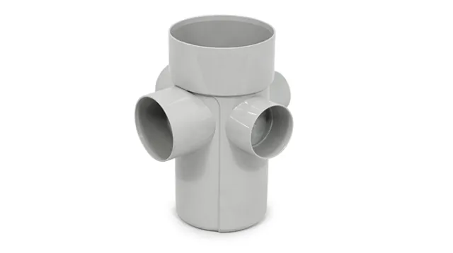 DWV 4 Way Boss Gully Junction 100mm x 50mm x 50mm x 40mm x 65 ...
